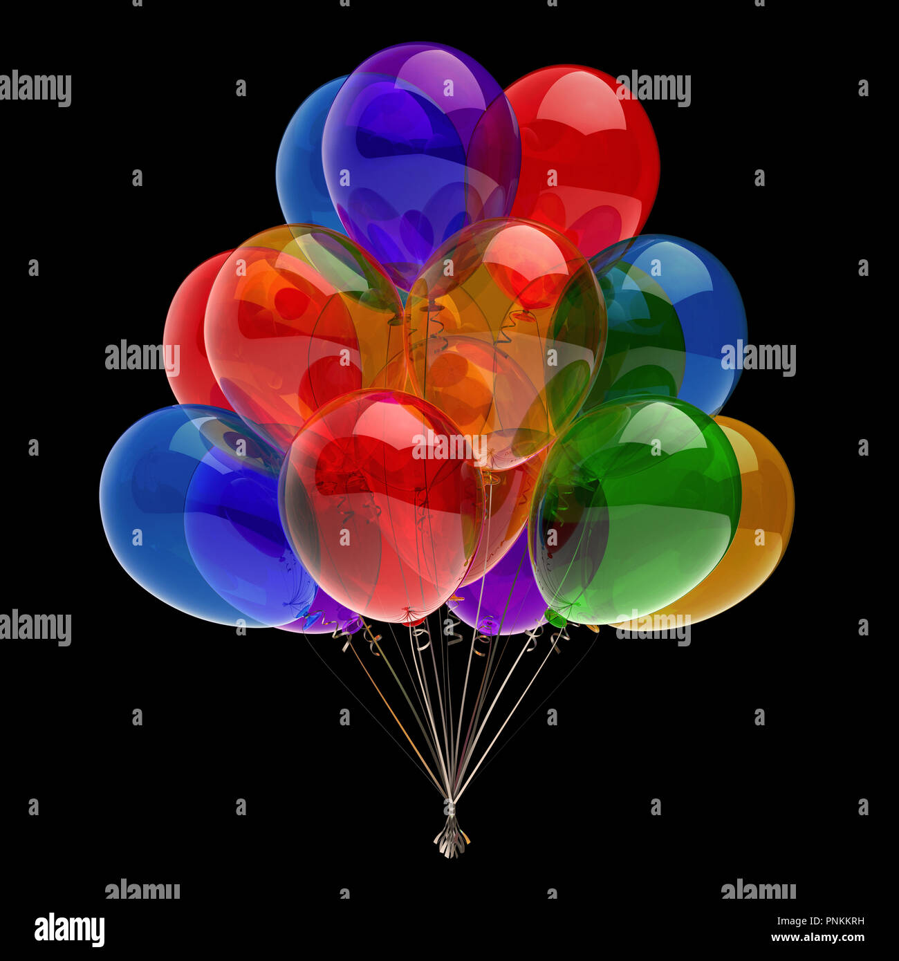 balloon bunch colorful. birthday party celebrate decoration ...