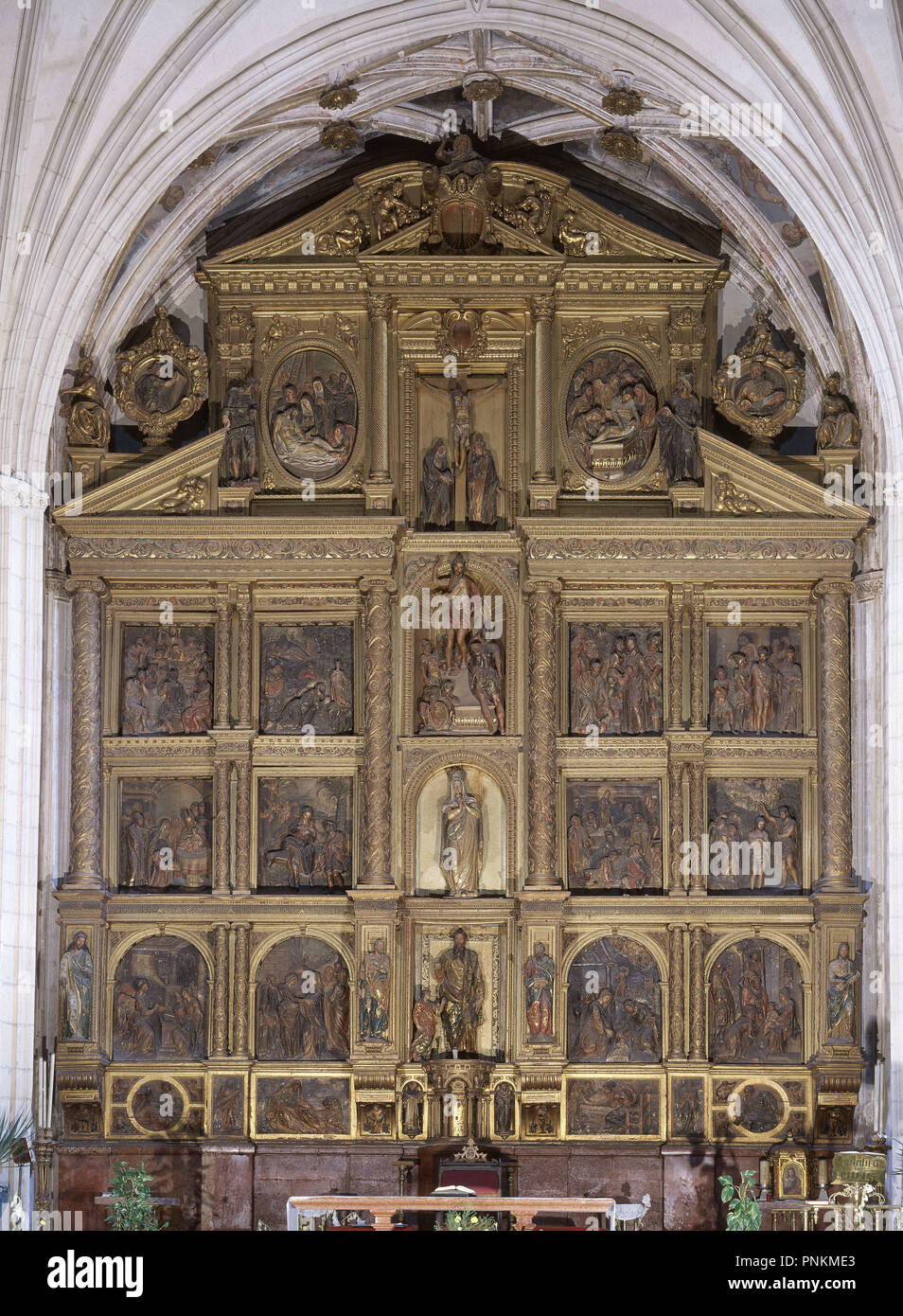 RETABLO MAYOR DE LA IGLESIA DE SAN MATEO - 1579. Author: HERNANDEZ ...