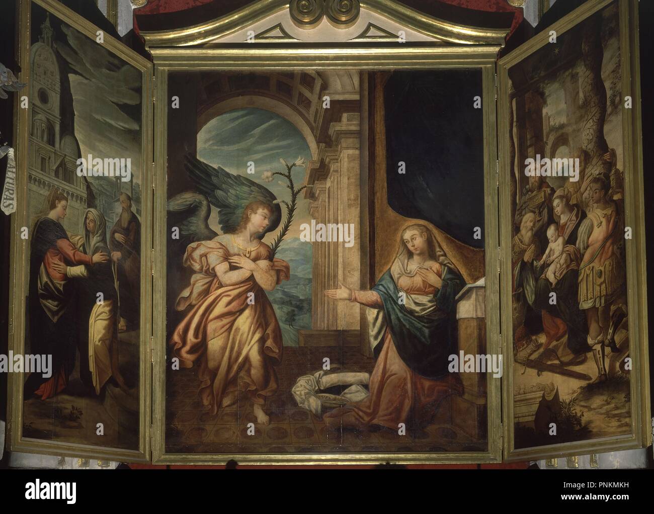 Tríptico de la anunciación hi-res stock photography and images - Alamy