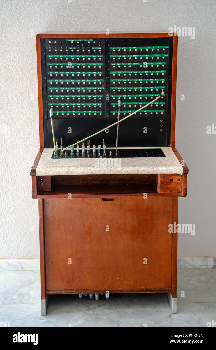 Old telephone exchange cable hi-res stock photography and images - Alamy