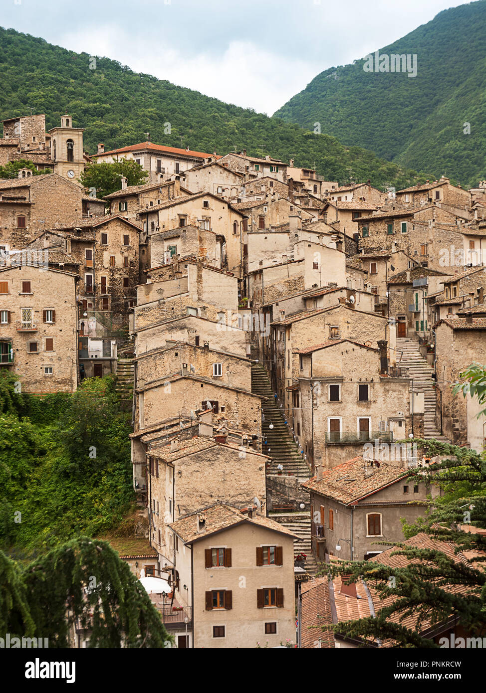 Scanno, a village in the National Park of Abruzzo (Italy Stock Photo ...
