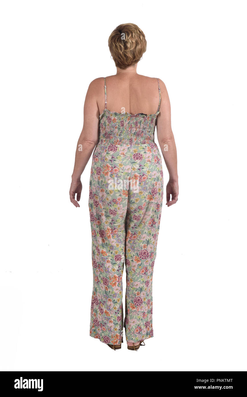 Blonde woman mid aged Cut Out Stock Images & Pictures - Alamy