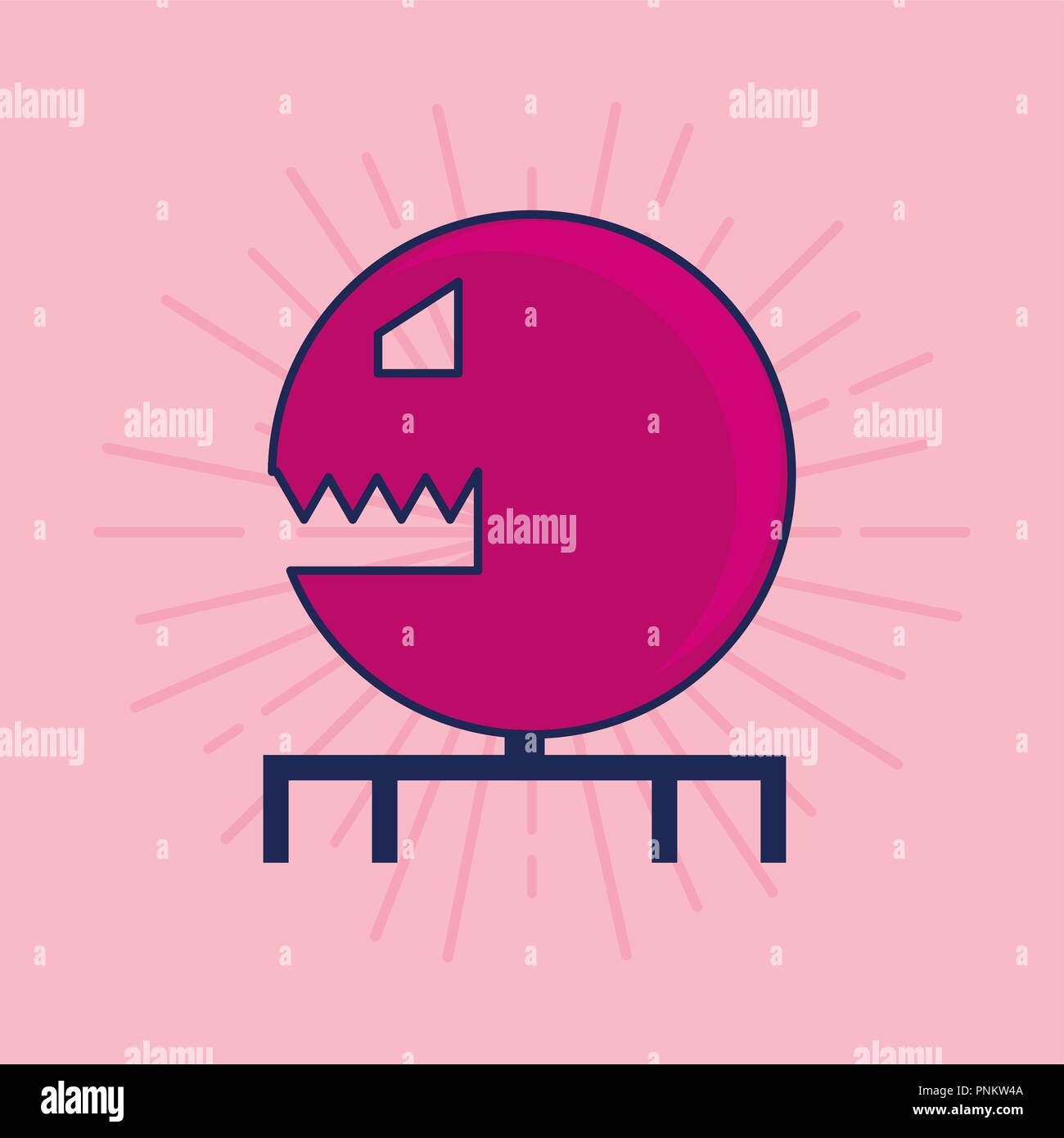 Ciber Virus Data Security Vector Illustration Design Stock Vector Image