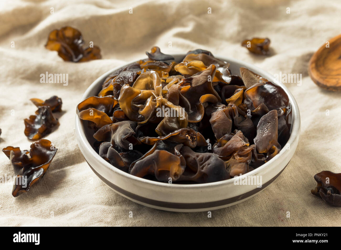 Black wood ear mushrooms auricularia hi-res stock photography and ...