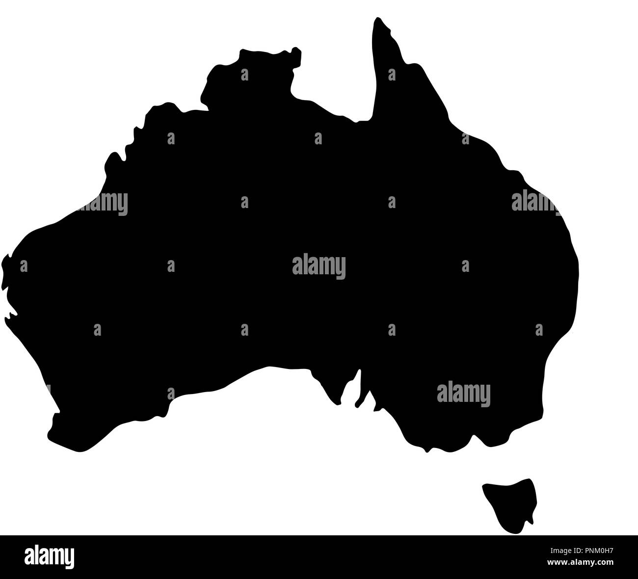 Australia map Black and White Stock Photos & Images - Alamy