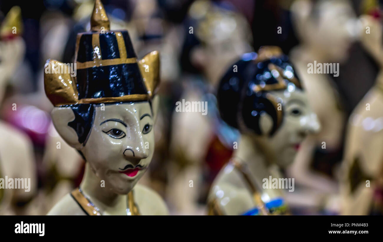 Wooden statue of Javanese groom and bride called `Loro Blonyo` sold as ...