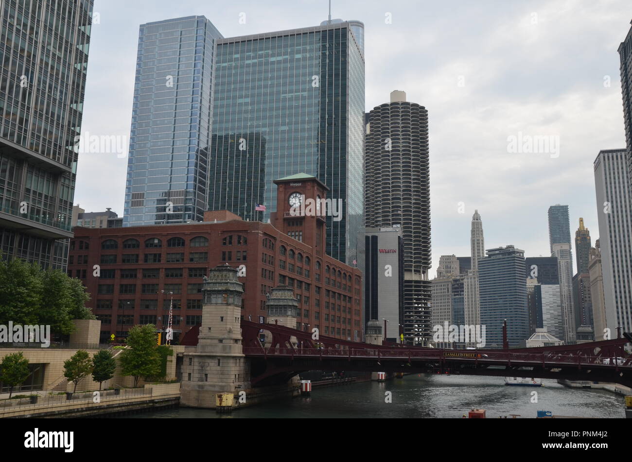 Chicago skyline, Illinois, USA Stock Photo - Alamy