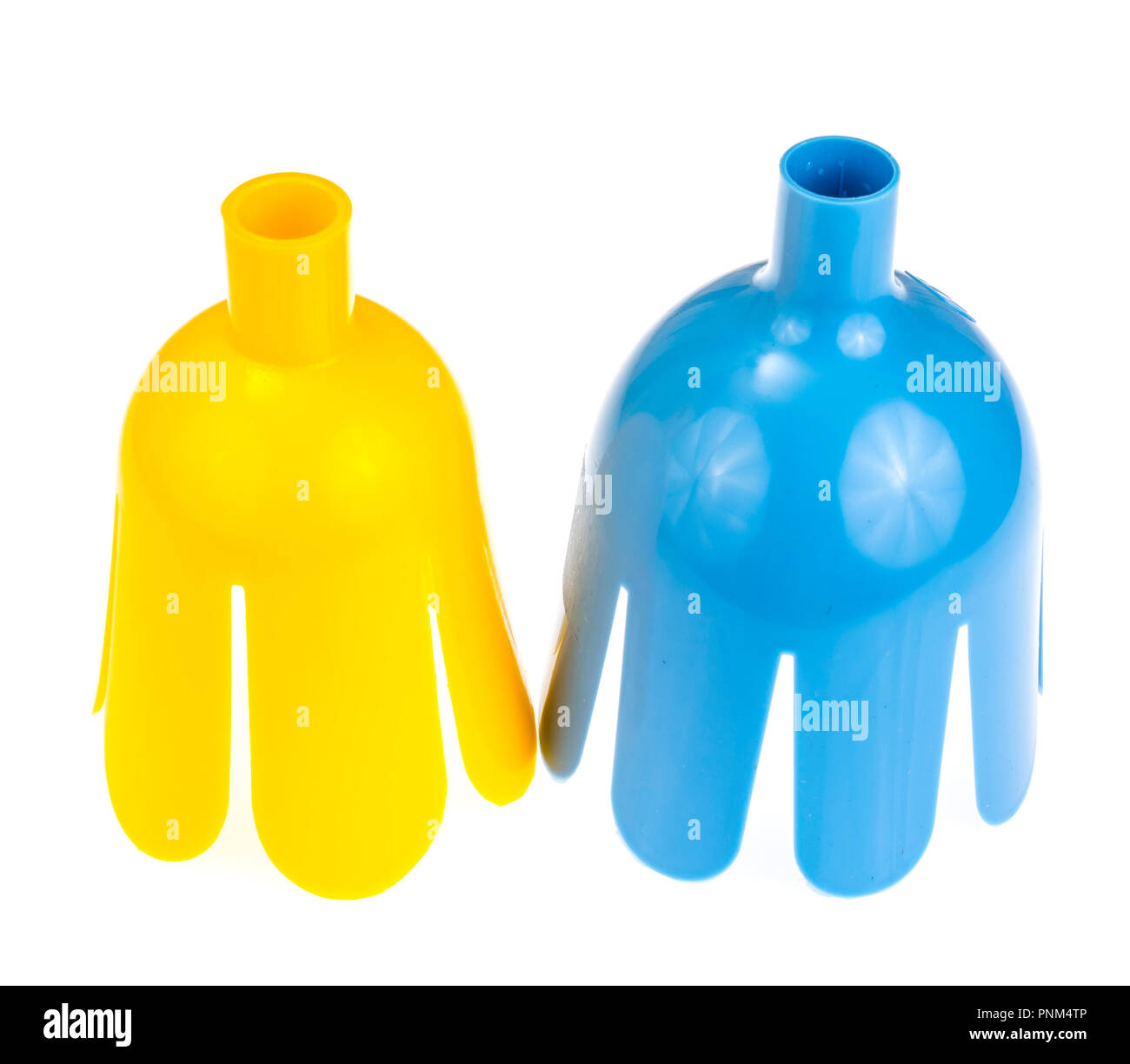 Plastic device for harvesting fruit trees. Studio Photo Stock Photo - Alamy