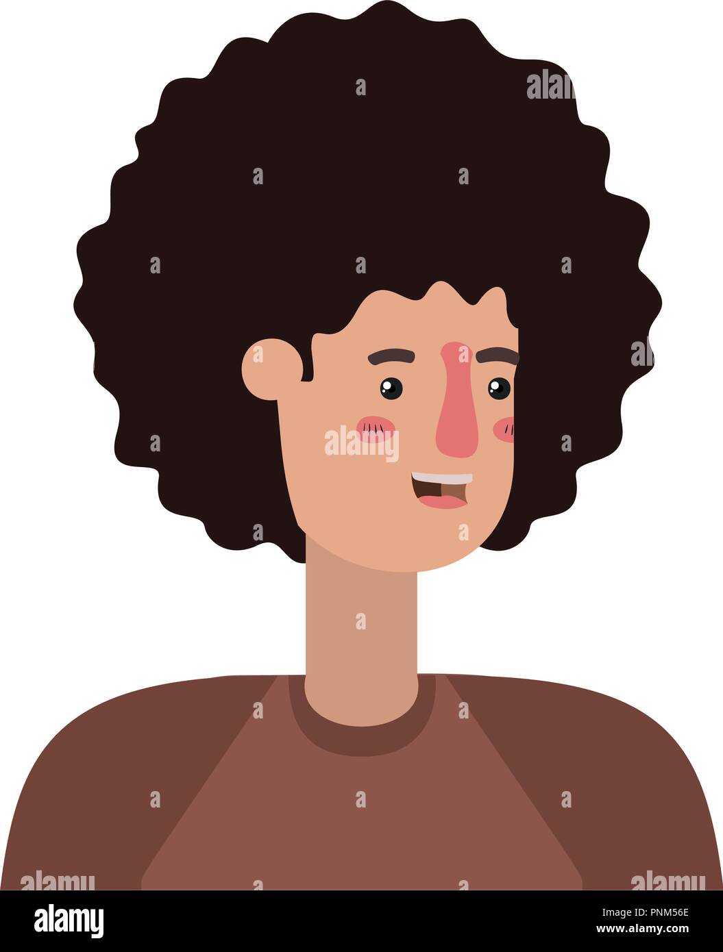 Cartoon Face With Afro Stock Photos & Cartoon Face With Afro Stock ...