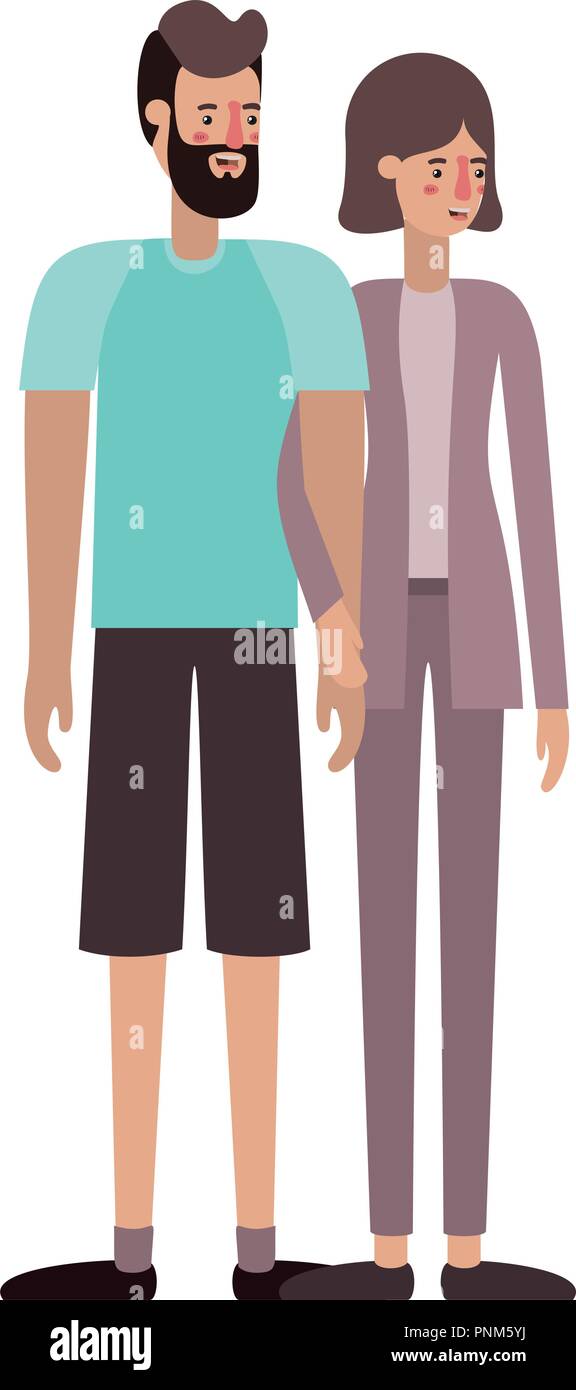 couple avatar characters icons Stock Vector Image & Art - Alamy
