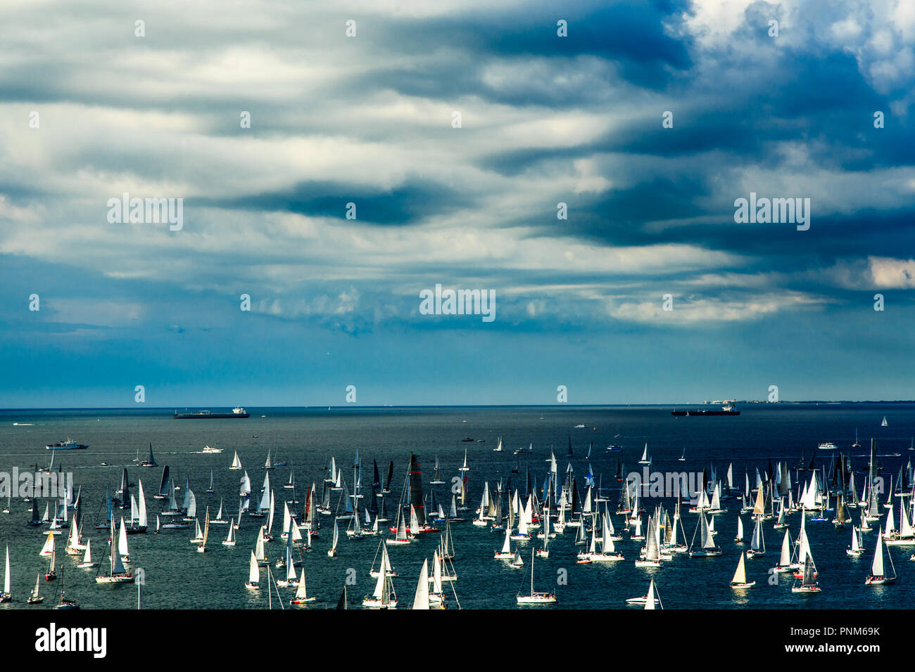 one of the biggest regatta in the world with more than 2100 boats: the ...