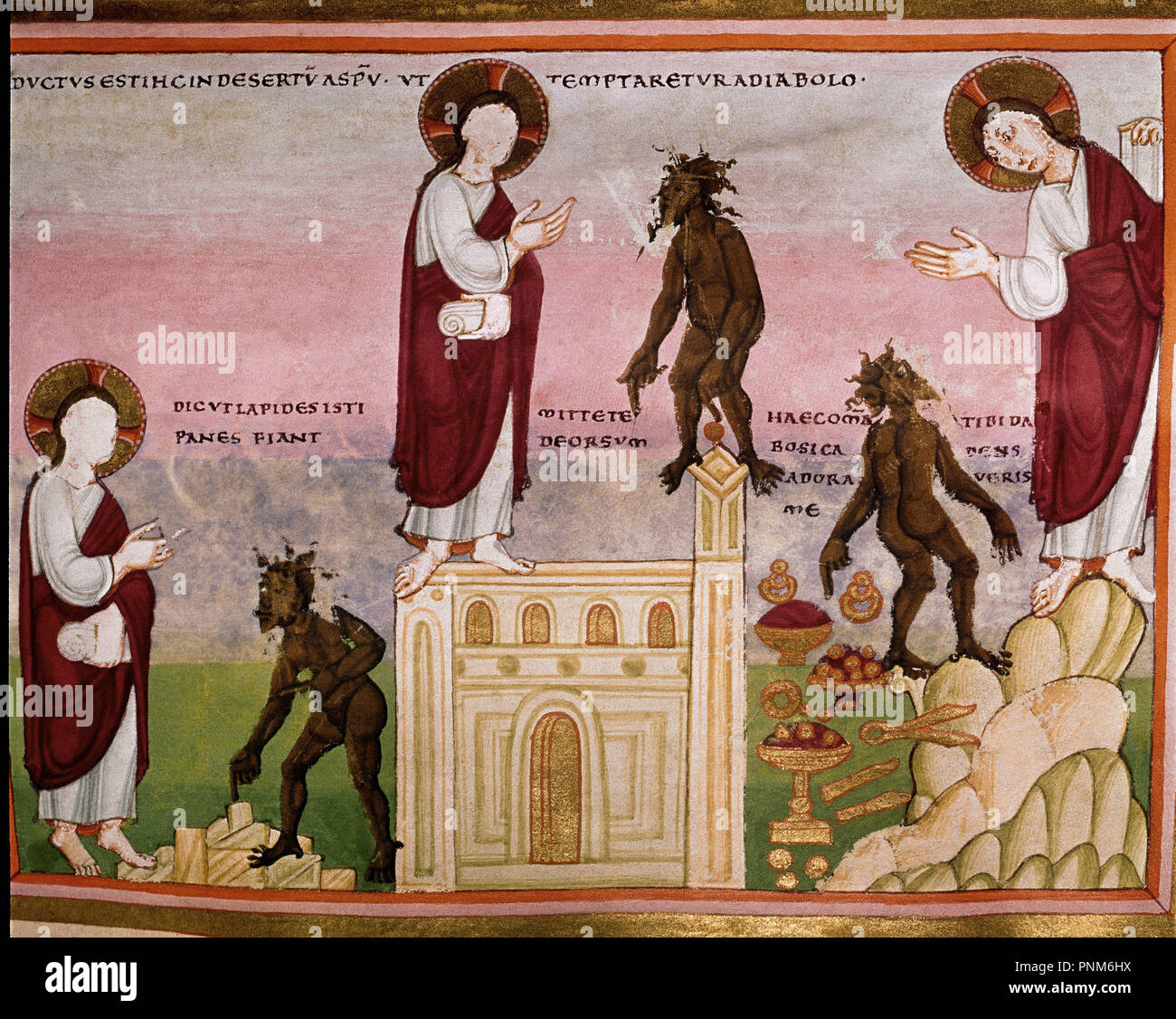 CODEX AUREUM 1033-39-JESUS ES TENTADO 3 VECES POR EL DEMONIO. Location ...