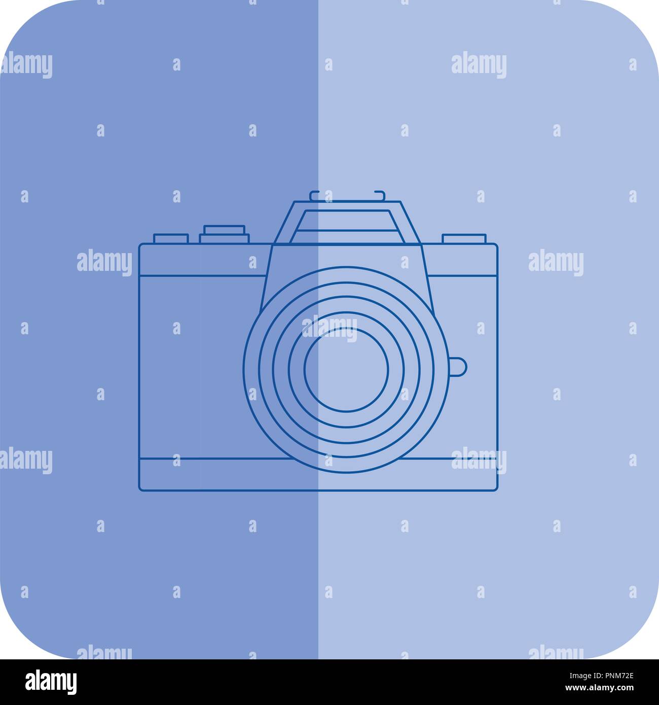 photographic camera lens flash device vector illustration Stock Vector ...