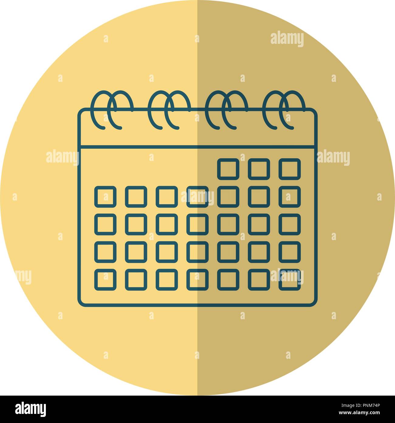 calendar reminder date plan symbol vector illustration Stock Vector ...