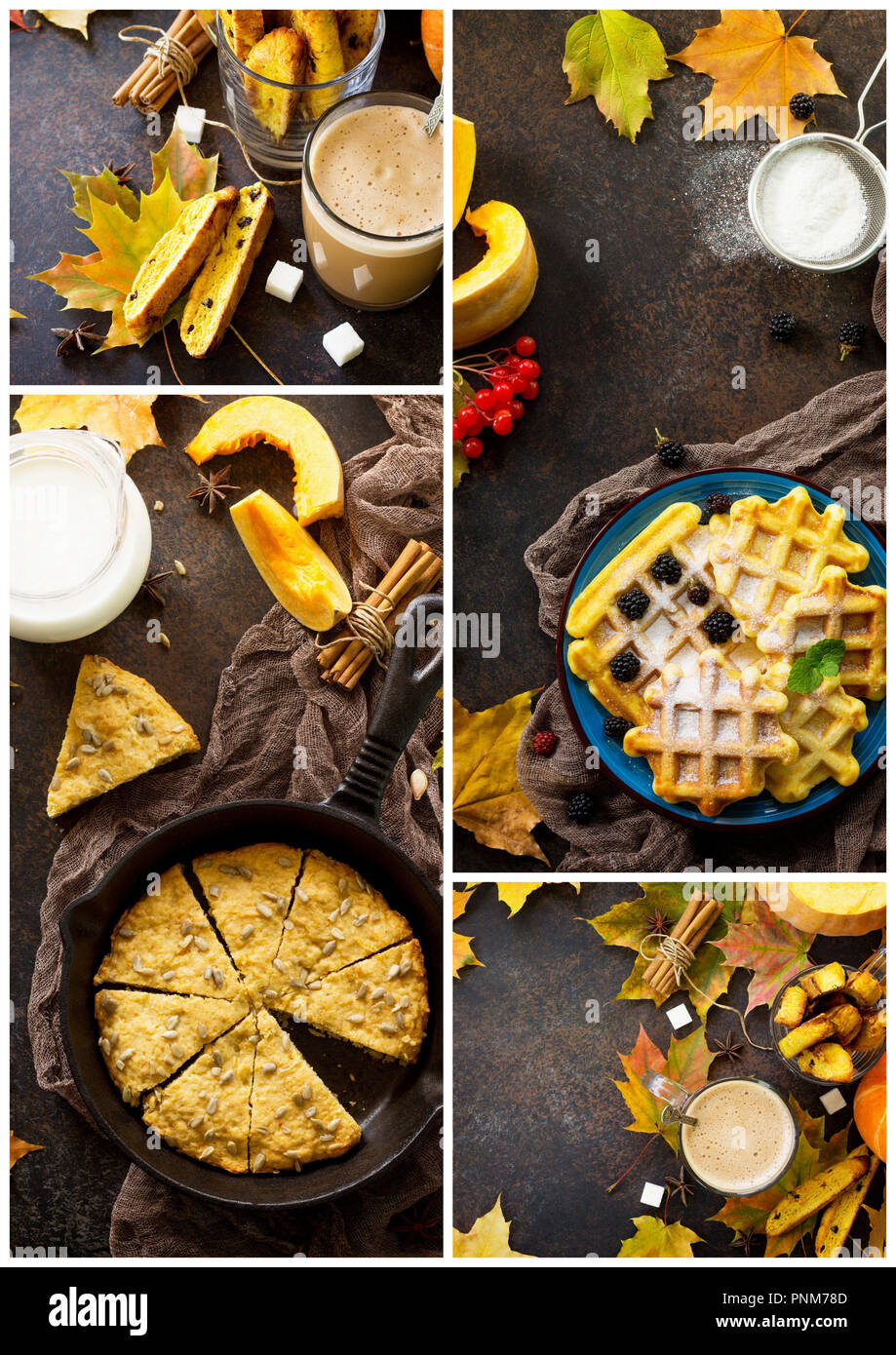 English food collage hi-res stock photography and images - Alamy