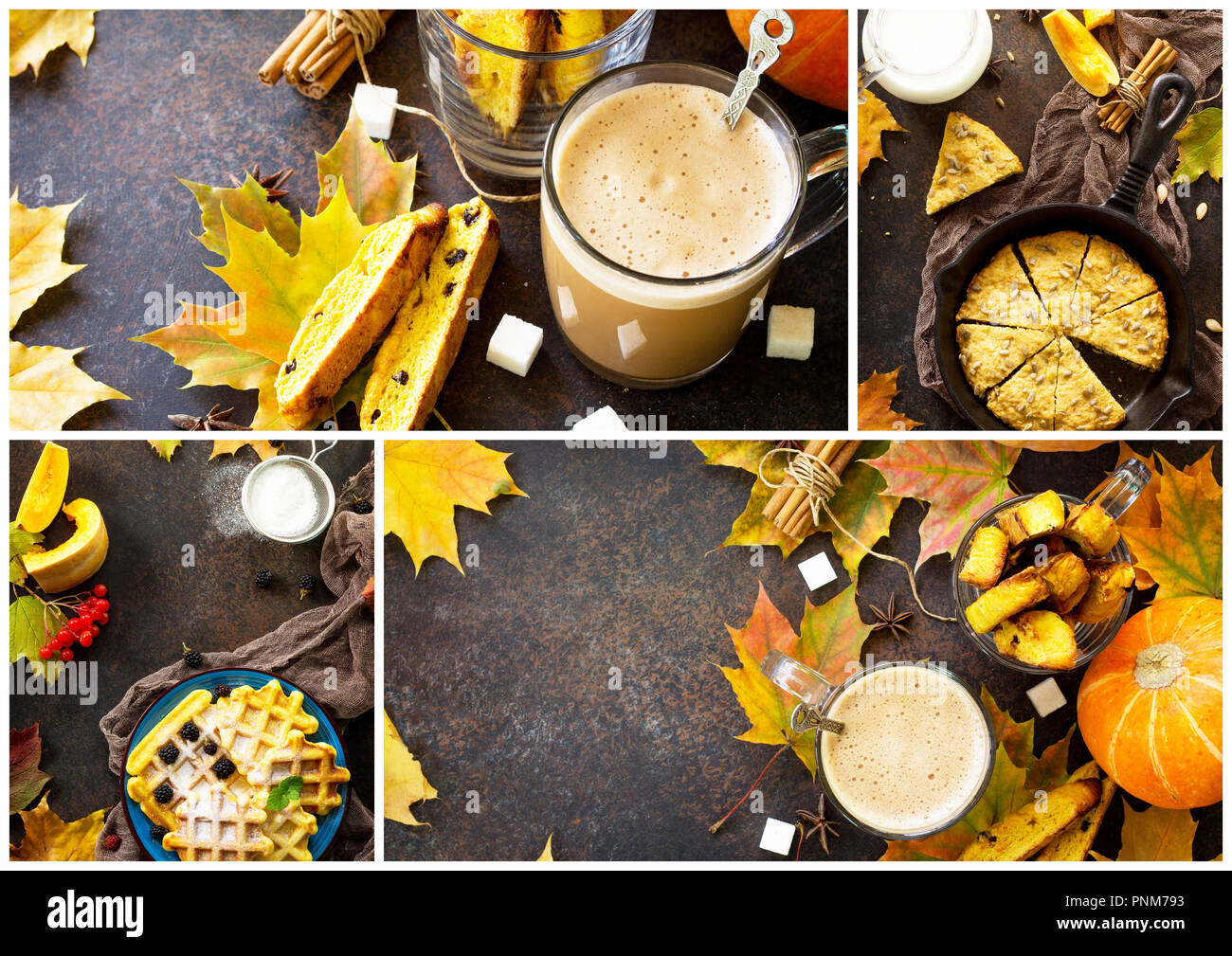 English food collage hi-res stock photography and images - Alamy