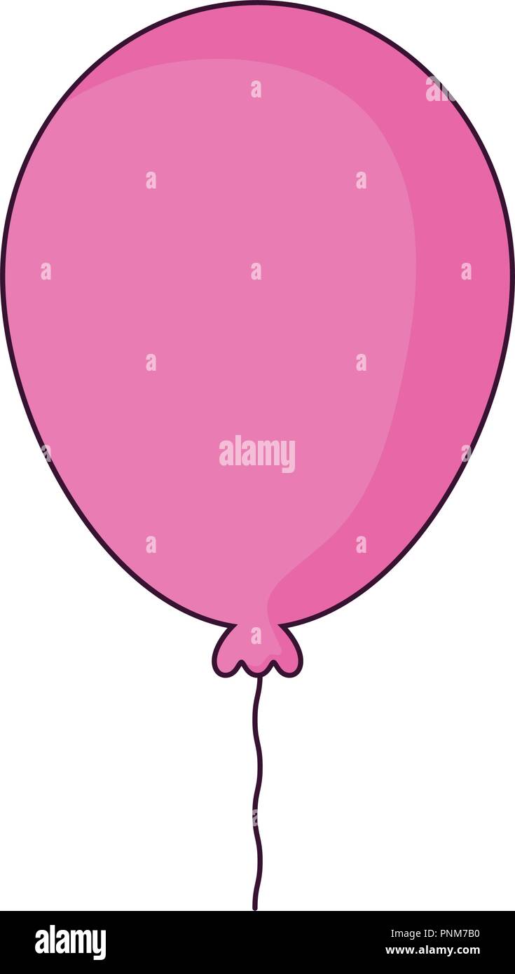 balloon icon over white background, vector illustration Stock Vector ...