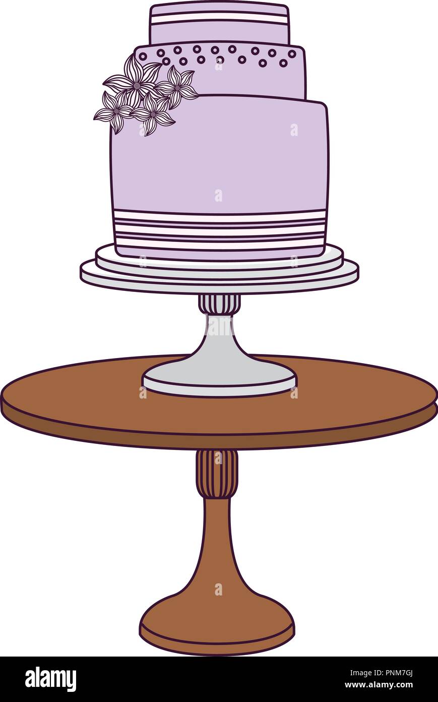 Cake On The Table Clipart