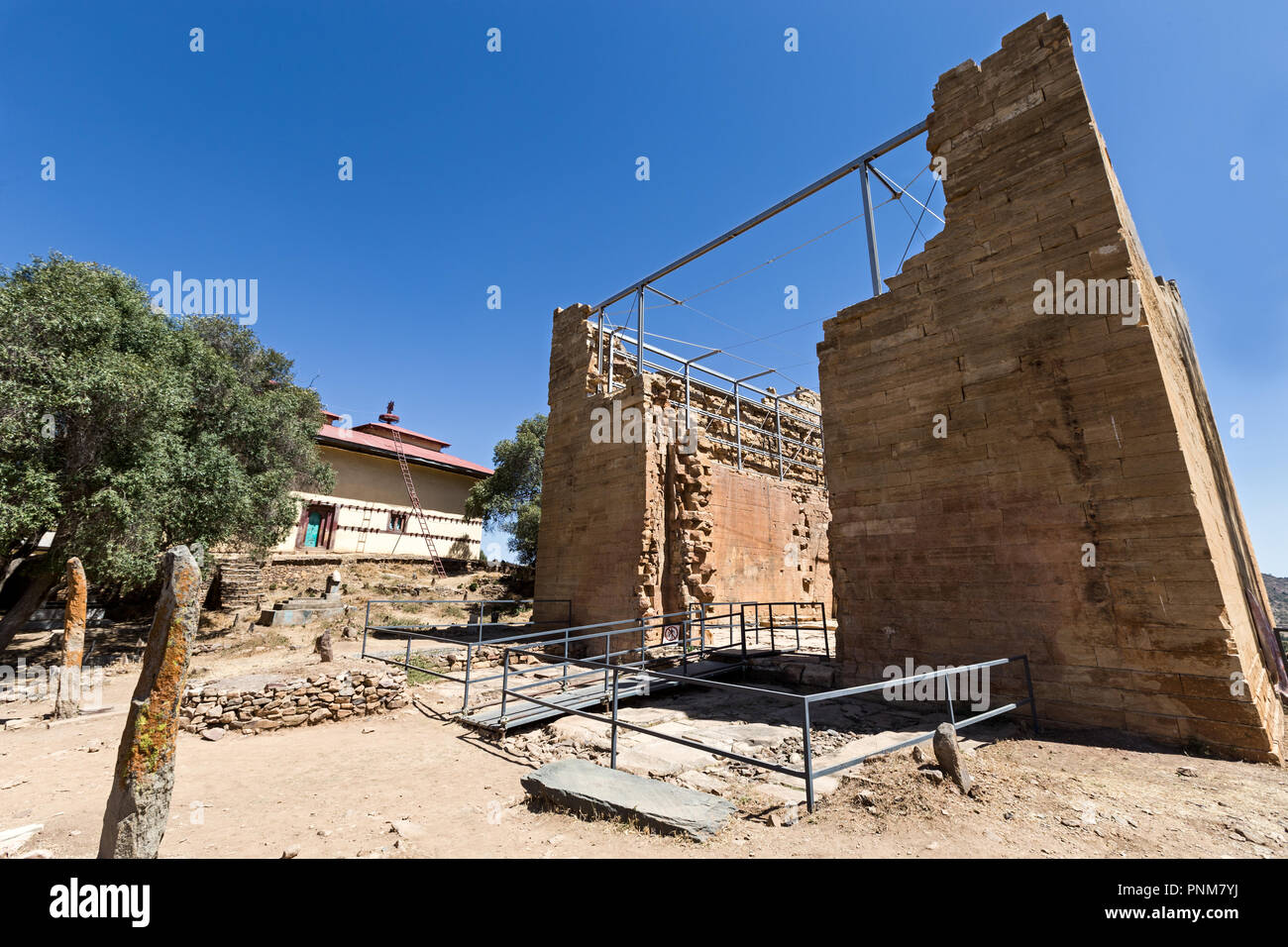 Exterior. Yeha Monastery, Ethiopia. Built 2500y ago. Initially pagan ...