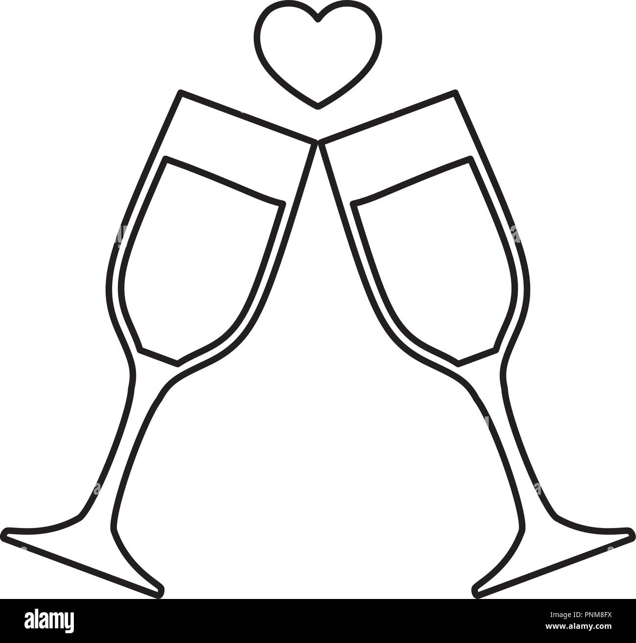 Champagne Toast Clipart