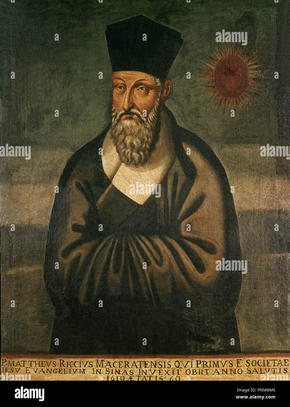Portrait of Father Mateo Ricci (1552-1610), Jesuit and Italian ...