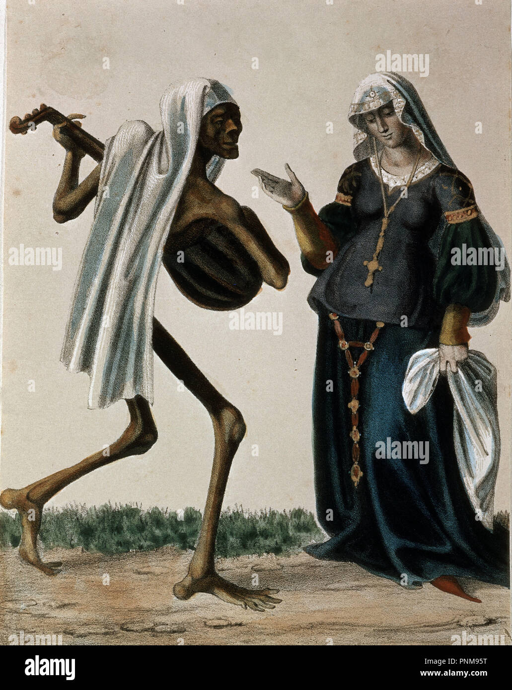 DANCE OF DEATH - DEATH AND MAID - 16th CENTURY. Location: MUSEO DE LA ...