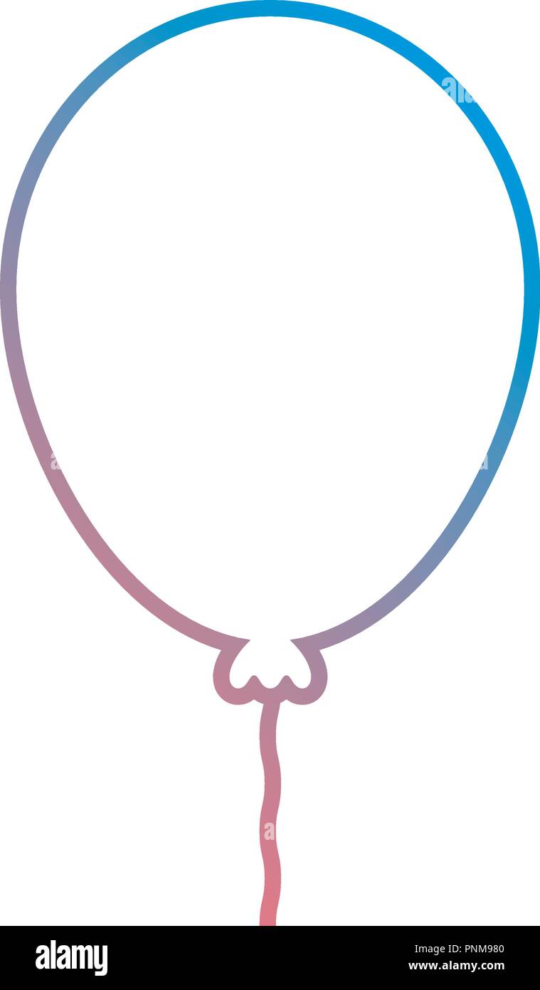 balloon icon over white background, vector illustration Stock Vector ...