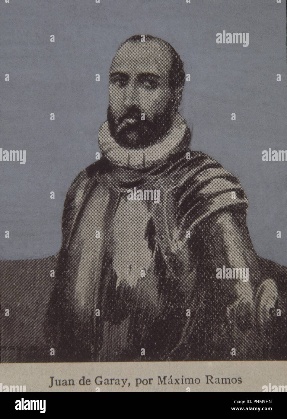 GRAB-JUAN GARAY-FUNDADOR DE BUENOS AIRES Stock Photo - Alamy