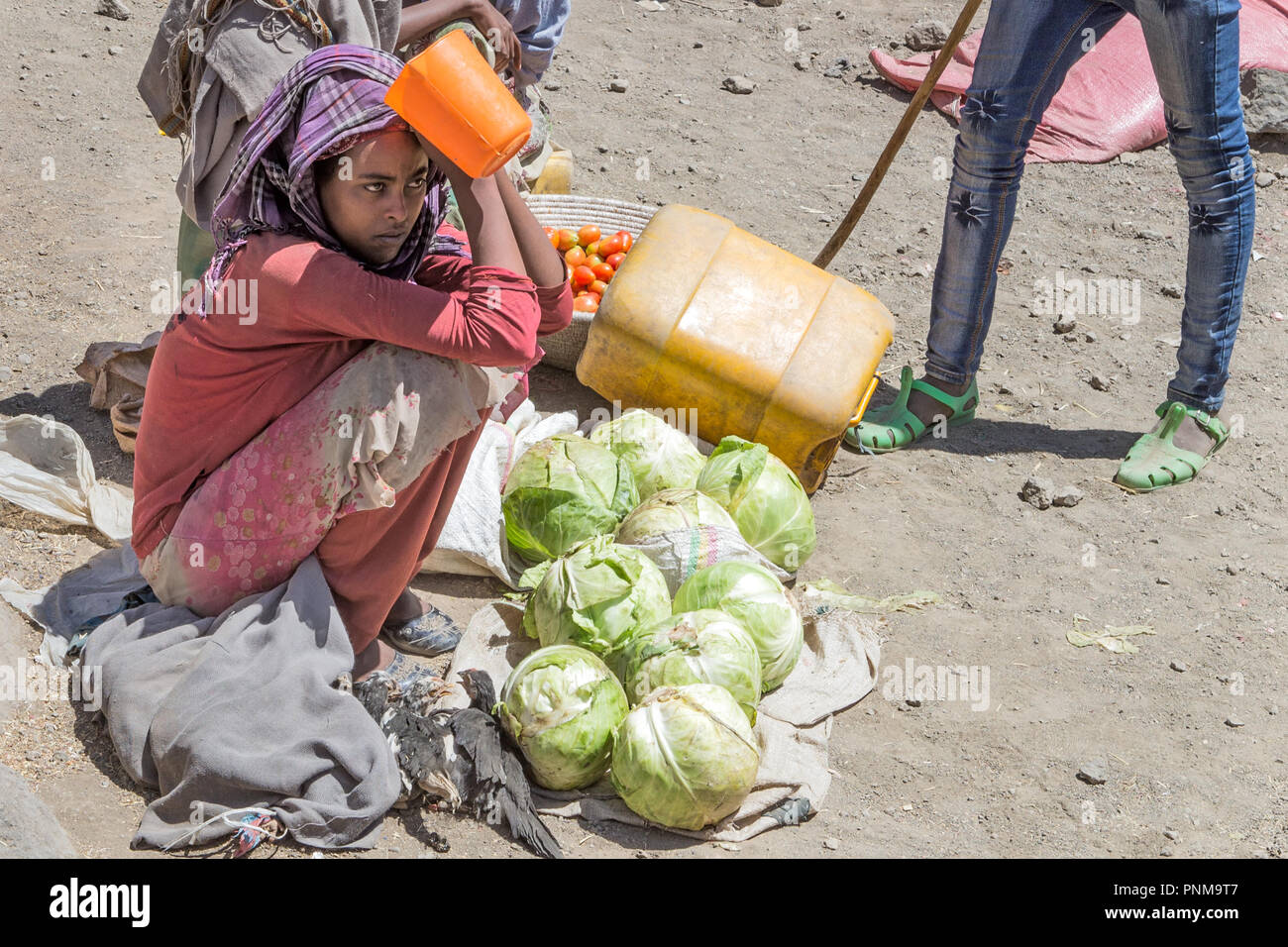 Bilbala village local market near Lalibela, Ethiopia Stock Photo - Alamy