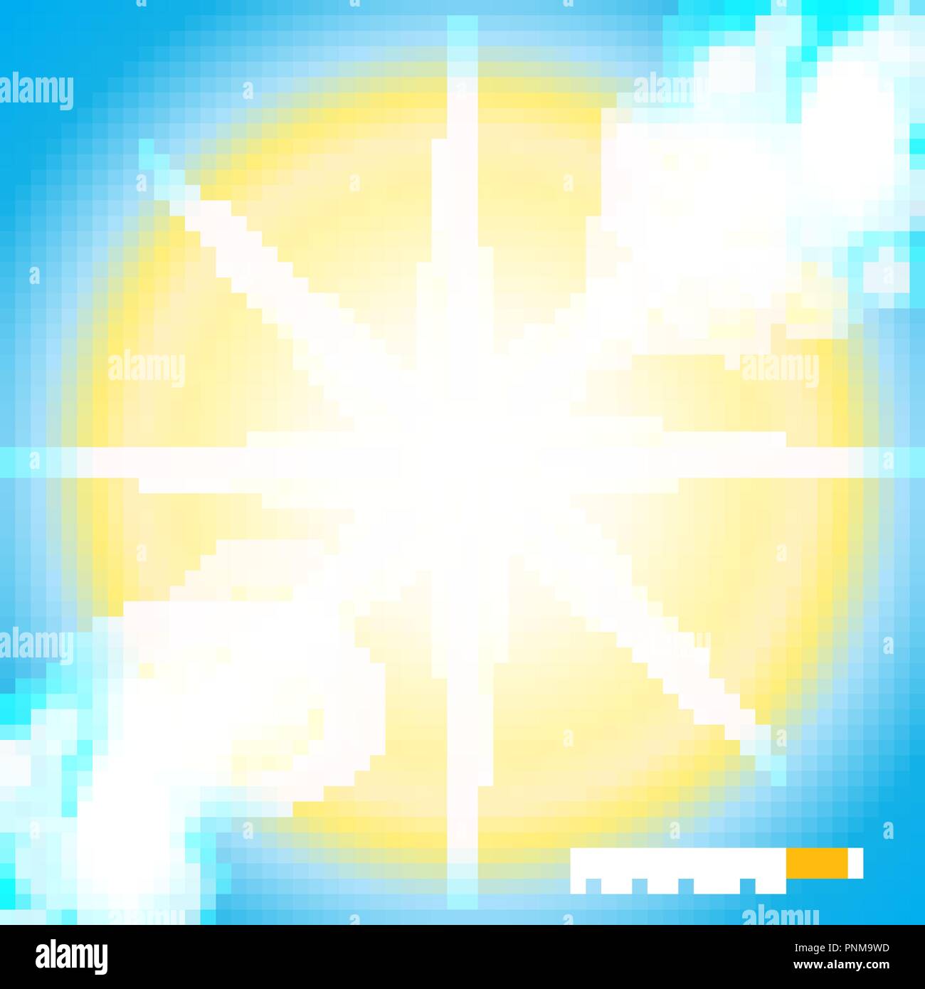 Bright Sun Rays Background. Vector sunny illustration Stock Vector ...