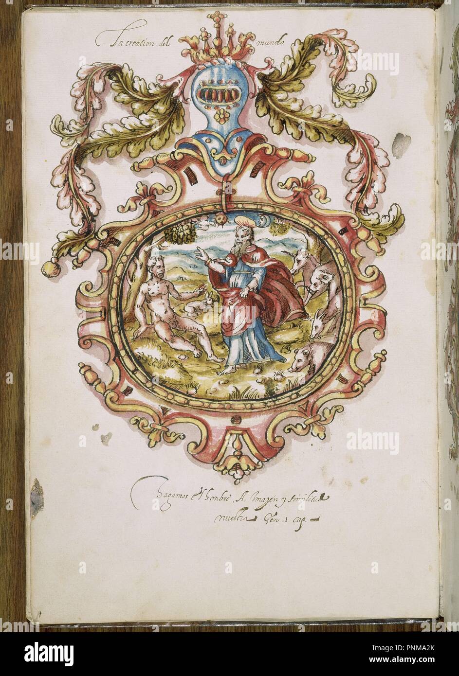 BLASONES DE ESPAÑA - MS1196 - F1V - MEDALLON CON CREACION DEL MUNDO ...