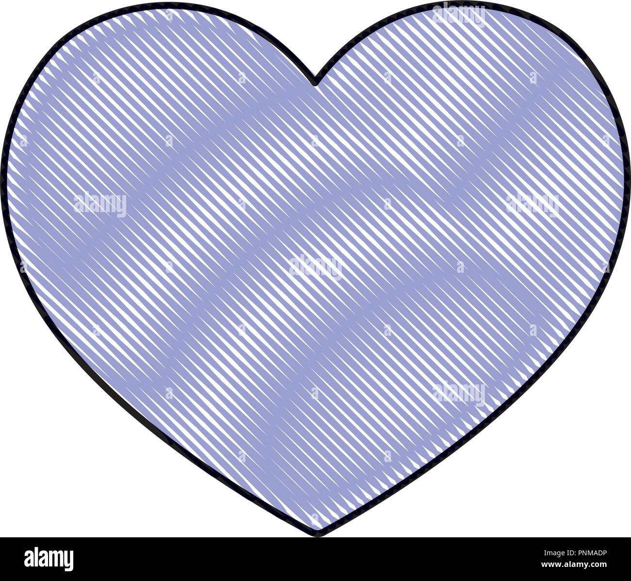 love heart romantic passion feeling vector illustration Stock Vector ...