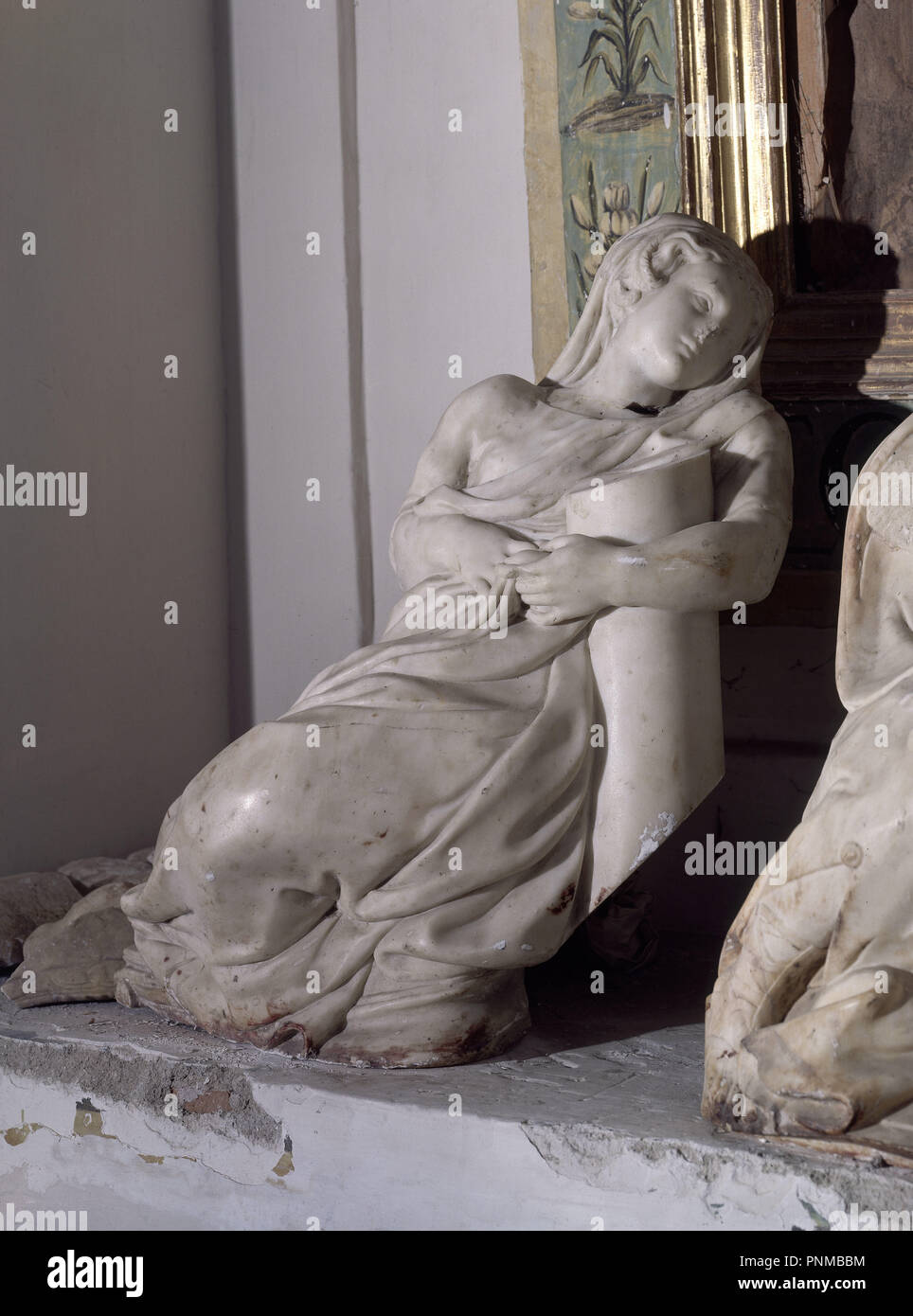 DETALLE DEL SEPULCRO DEL CARDENAL TAVERA REALIZADO ENTRE 1551 Y 1561 - MARMOL DE CARRARA ...