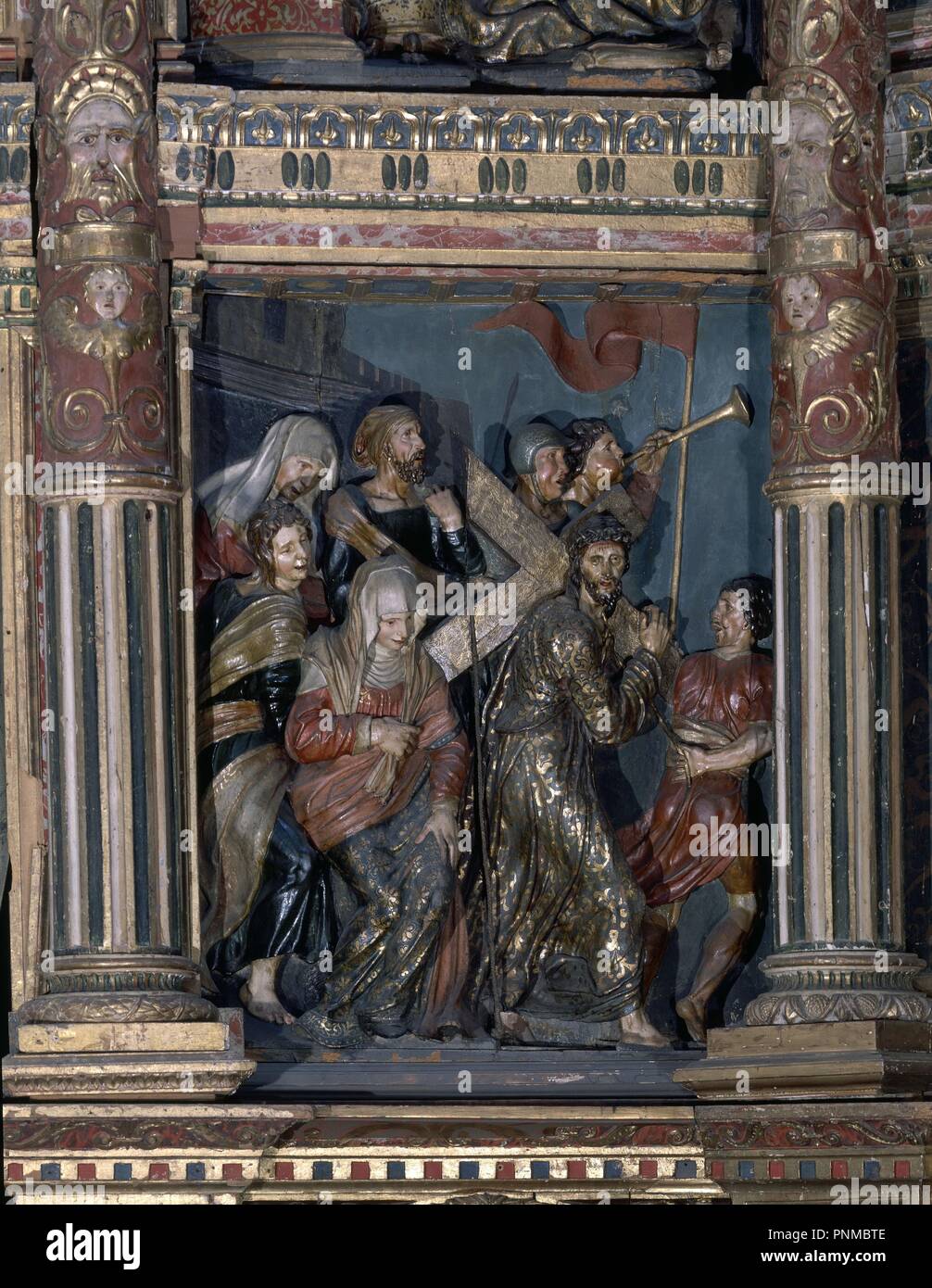 CAMINO DEL CALVARIO - RETABLO DE MEJORADA - 1523/1526 - RENACIMIENTO ...