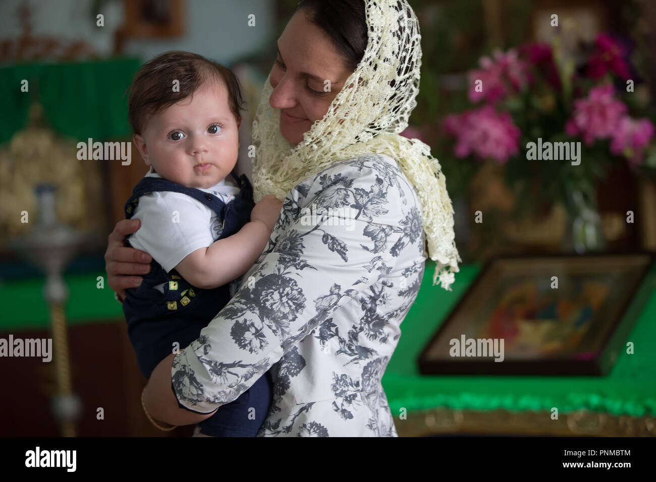 Parent blessing child hi-res stock photography and images - Alamy