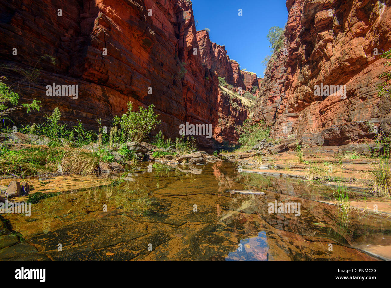 inside Gorge Knox, karijini national park, Western Australia Stock ...