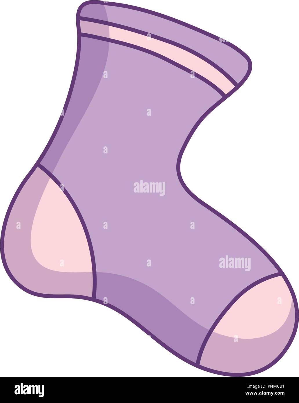 baby sock icon over white background, vector illustration Stock Vector ...