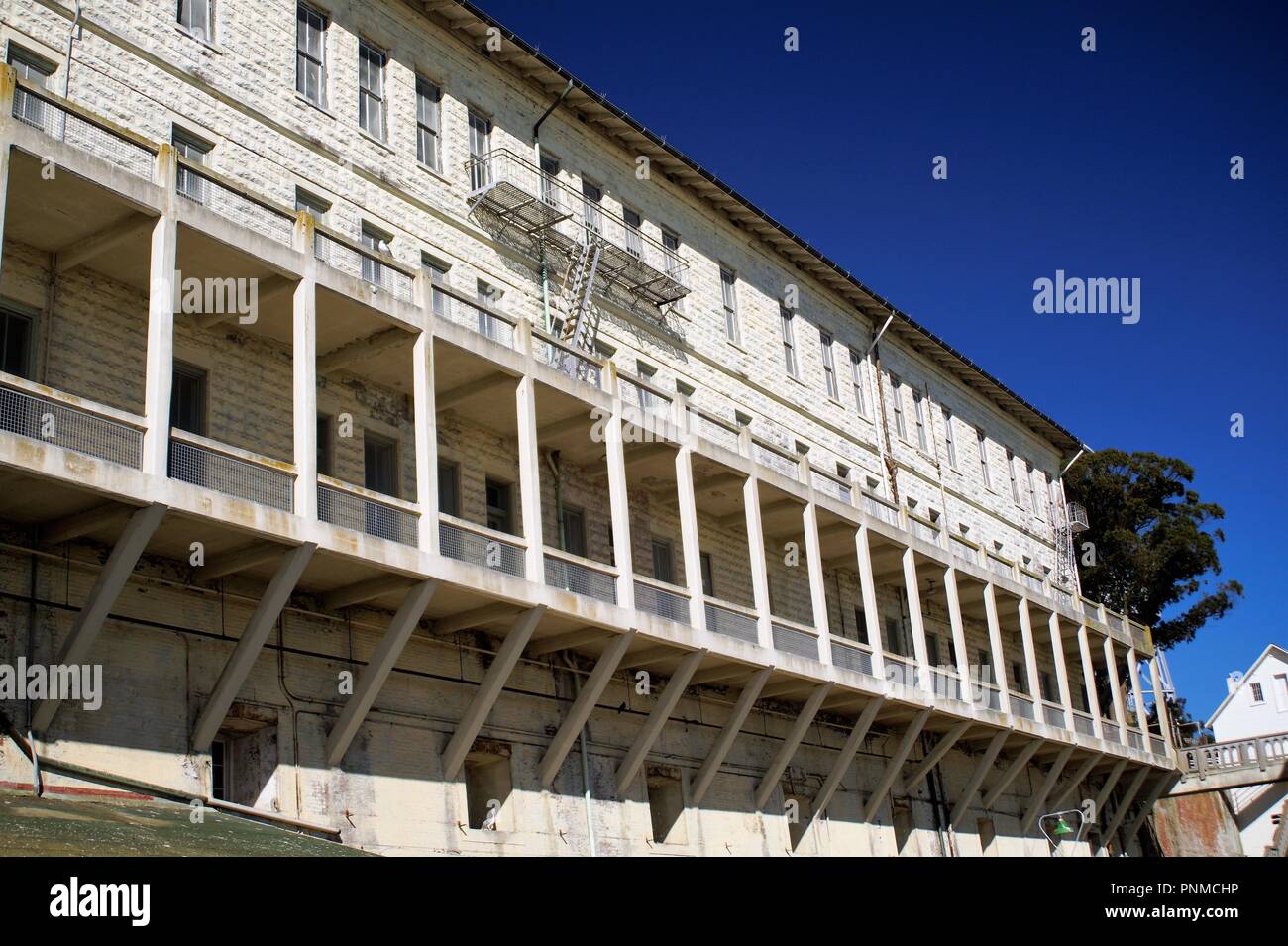 historical Building at Alcatraz island Stock Photo - Alamy