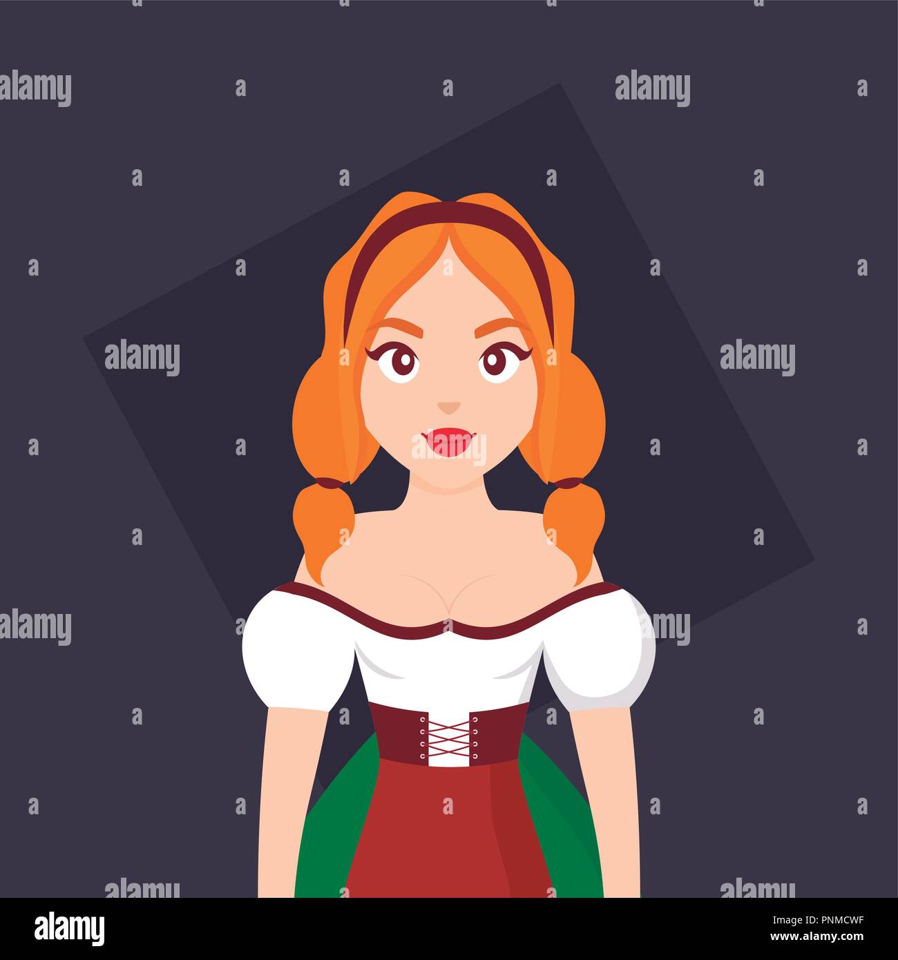 German Traditional Dress Woman High Resolution Stock Photography and ...