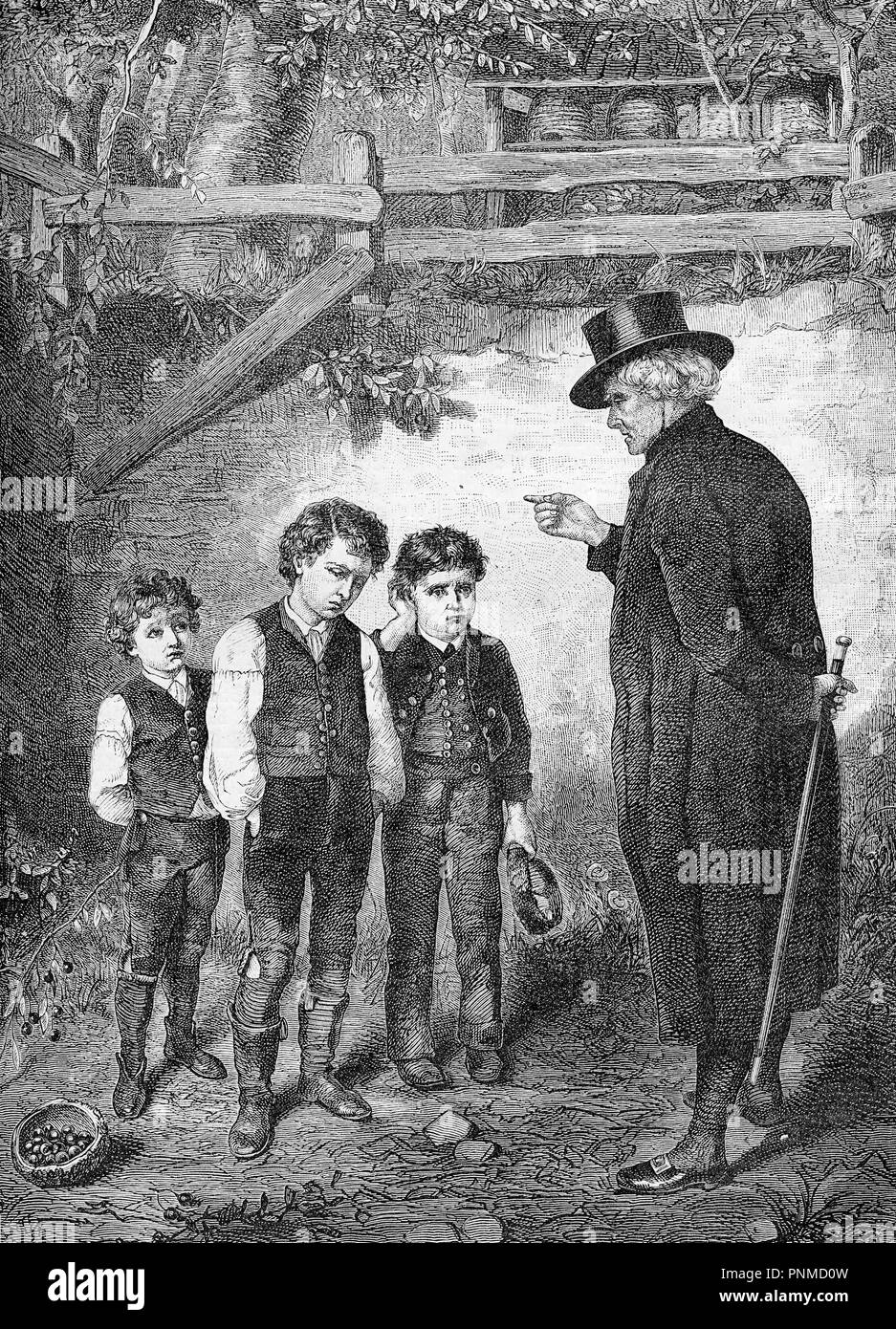 Old fashioned kids hi-res stock photography and images - Alamy