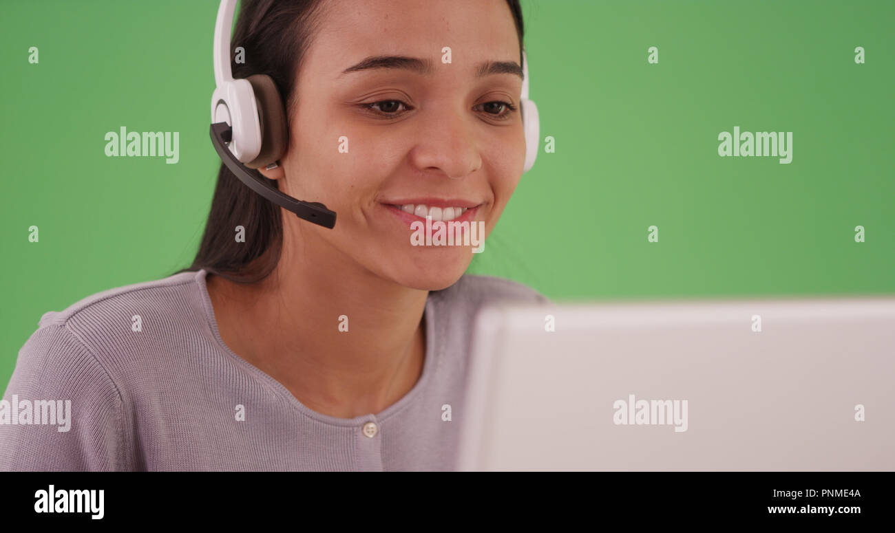 Telephone call woman receptionist close hi-res stock photography and ...