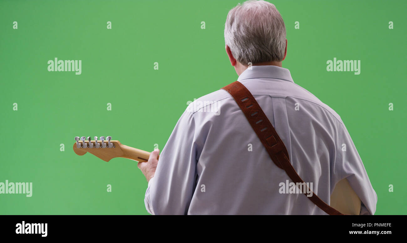 Back view electric guitar isolated hi-res stock photography and images ...