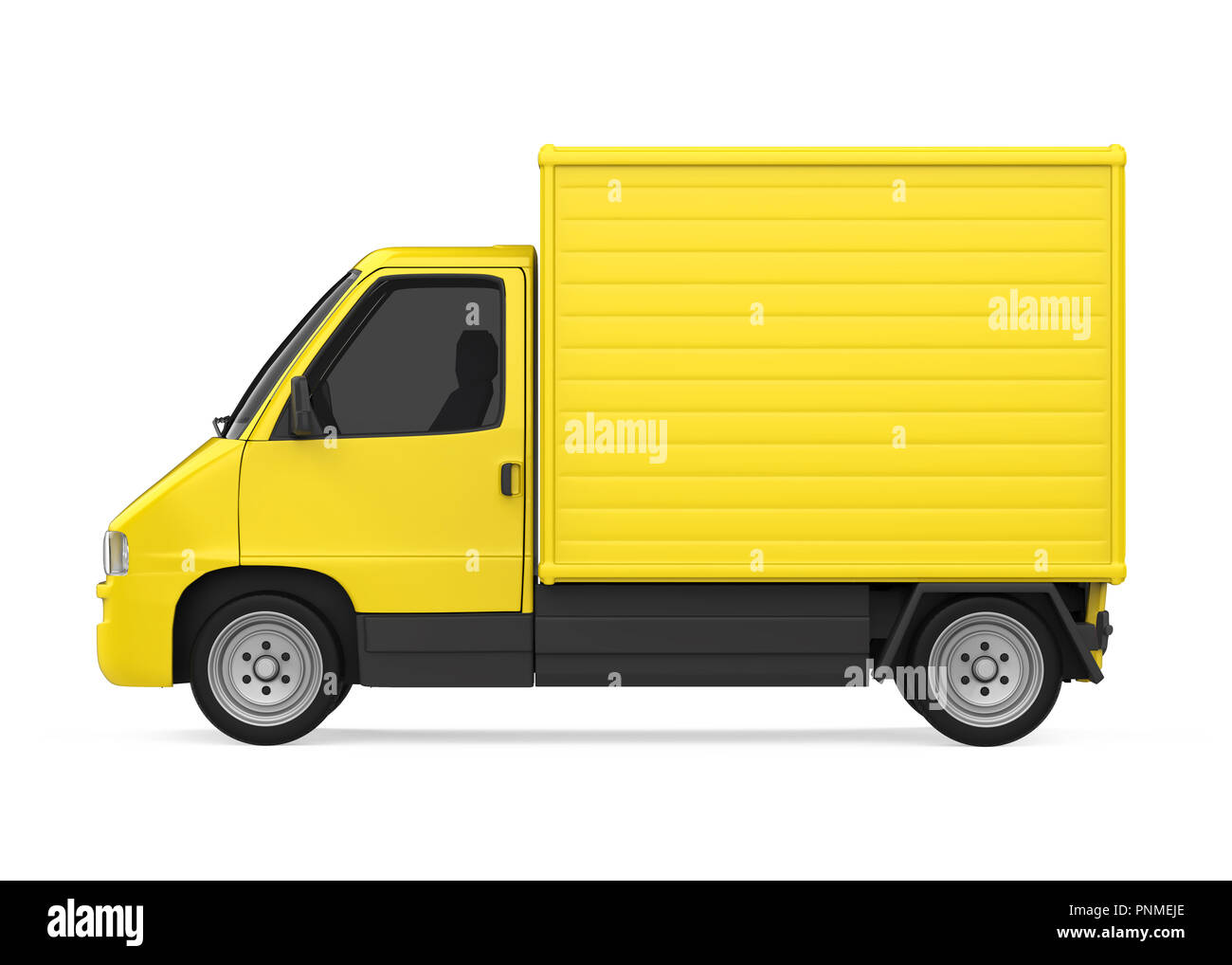 Delivery Van Isolated Stock Photo - Alamy