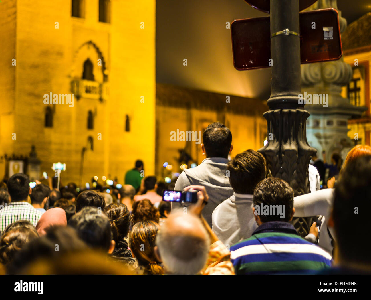 Horizontal group audience illumination hi-res stock photography and ...