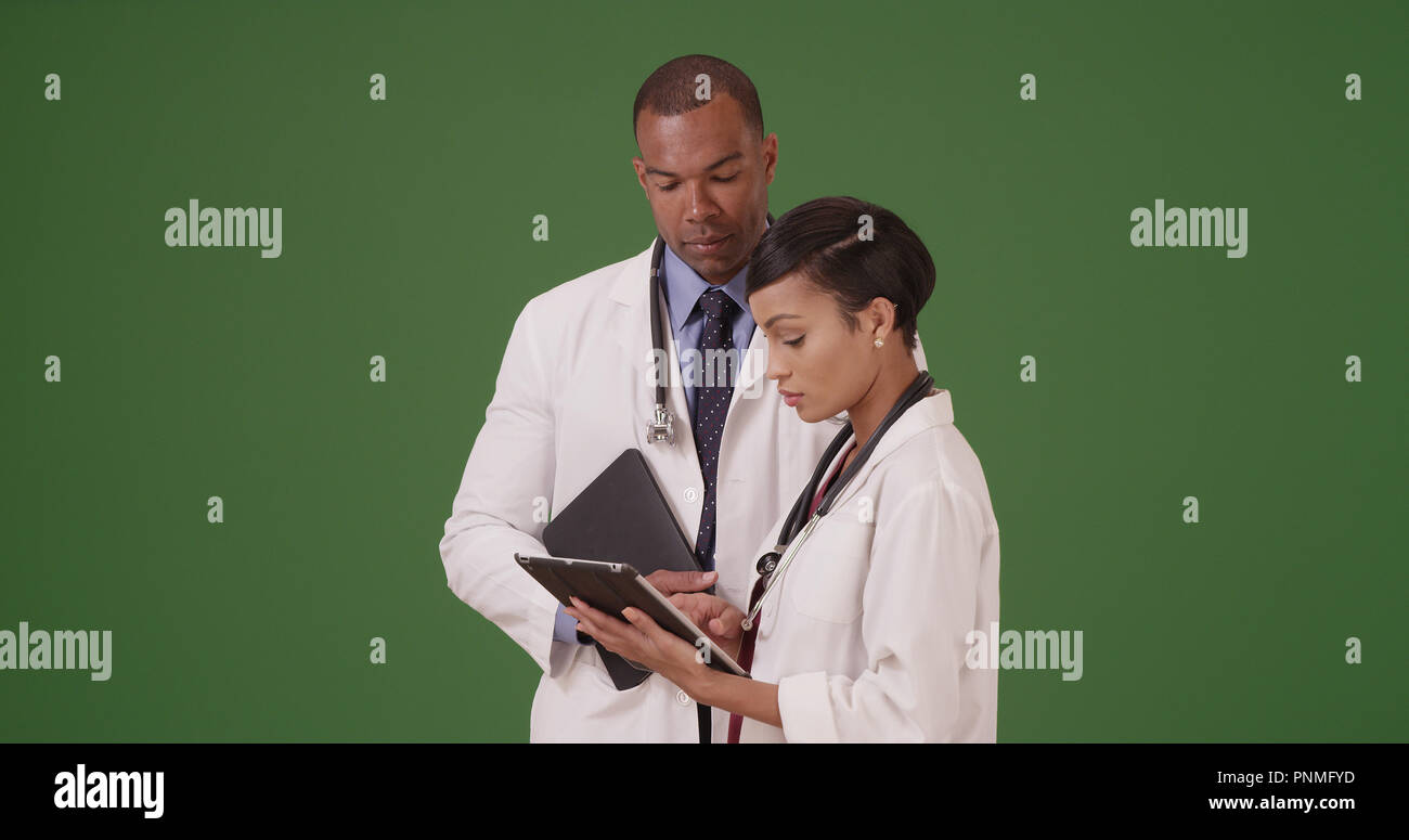 Black nurse computer screen hi-res stock photography and images - Alamy