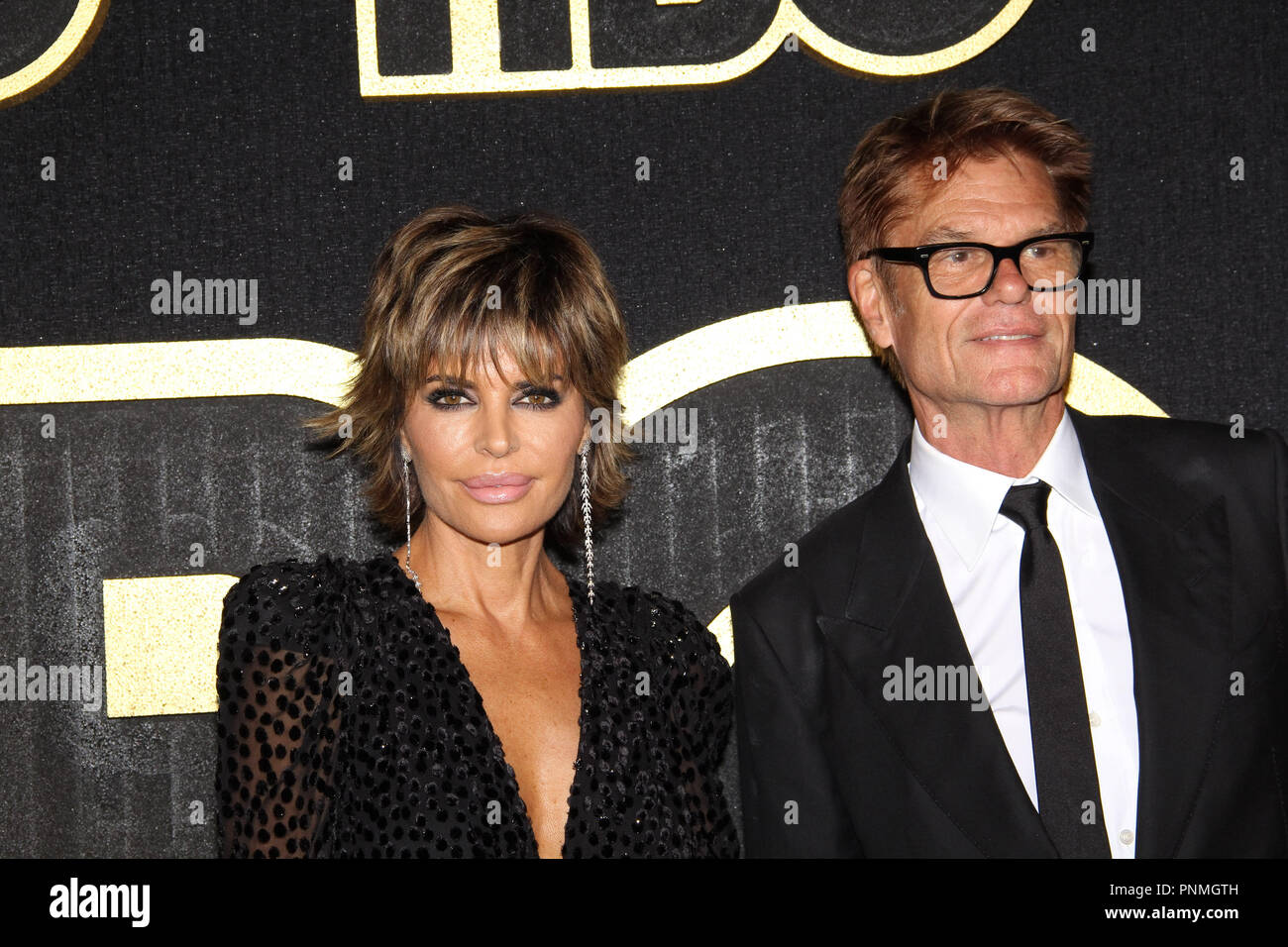 Lisa rinna and husband harry hamlin red carpet event hi-res stock ...