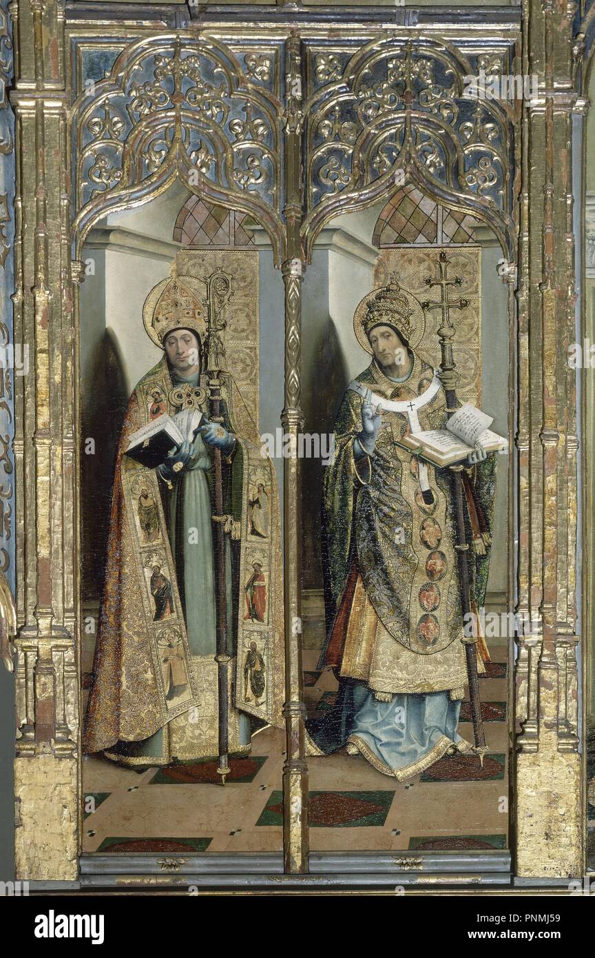 CAPILLA DE SANTA MARIA DE JESUS - DETALLE DEL RETABLO DE MAESE RODRIGO ...