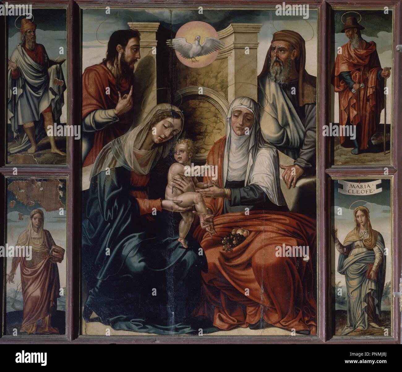 POLIPTICO DE LA SAGRADA ESTIRPE - 1549 - PINTURA RENACENTISTA. Author ...
