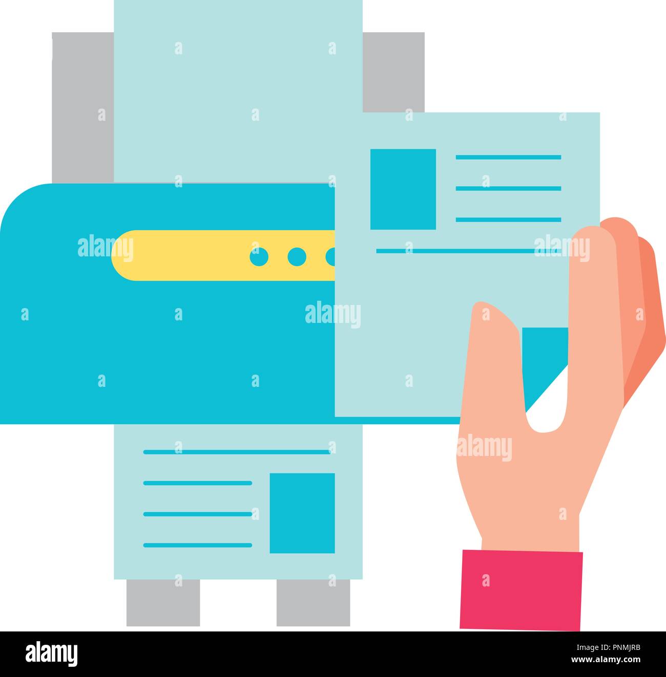 Copy machine screen Stock Vector Images - Alamy