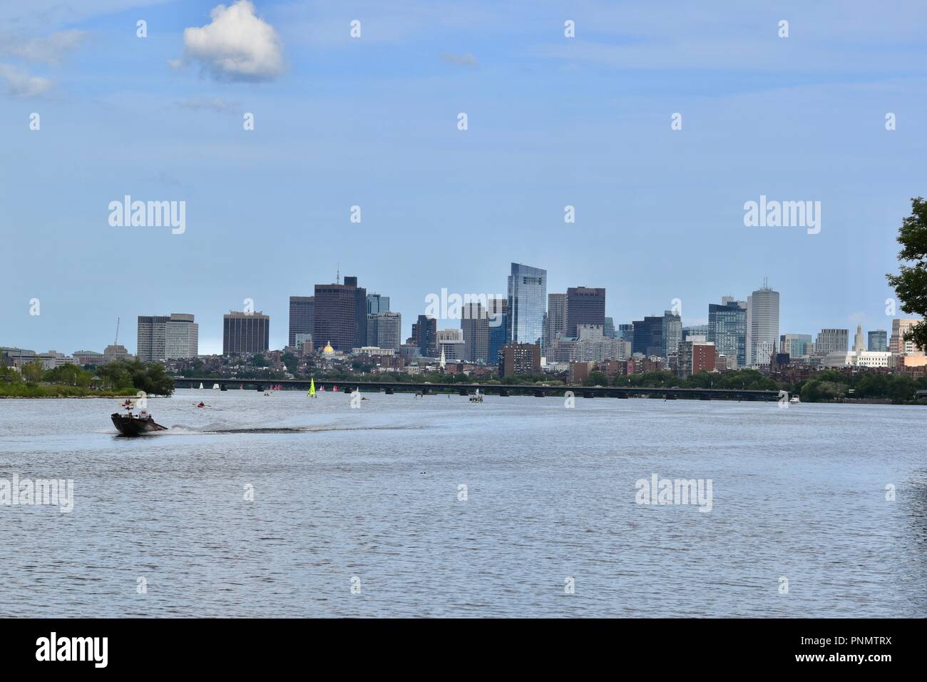 Boston charles river walk hi-res stock photography and images - Alamy